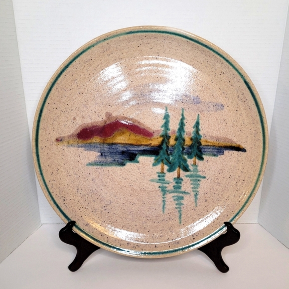Fawn Ridge Pottery | Art | Reflection On Lake Handcrafted Large Platter ...